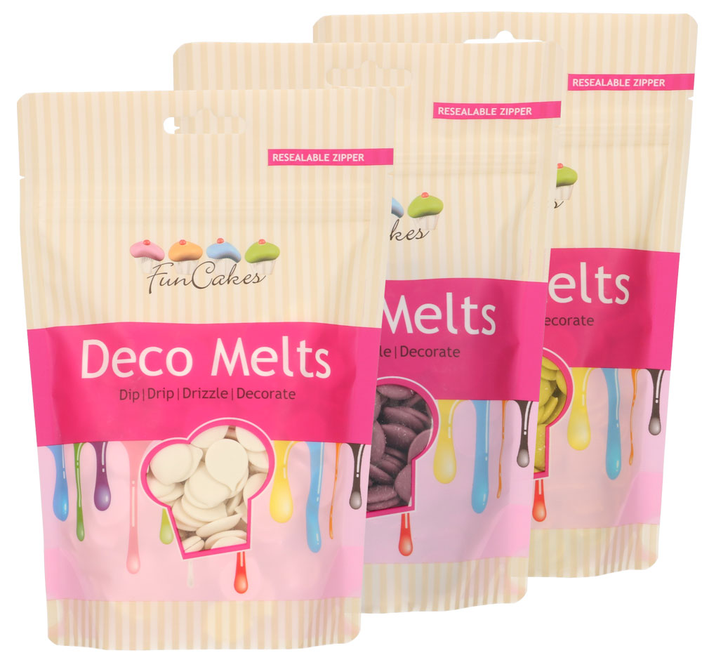 Dip, drip, drizzle & decorate met Deco Melts - FunCakes