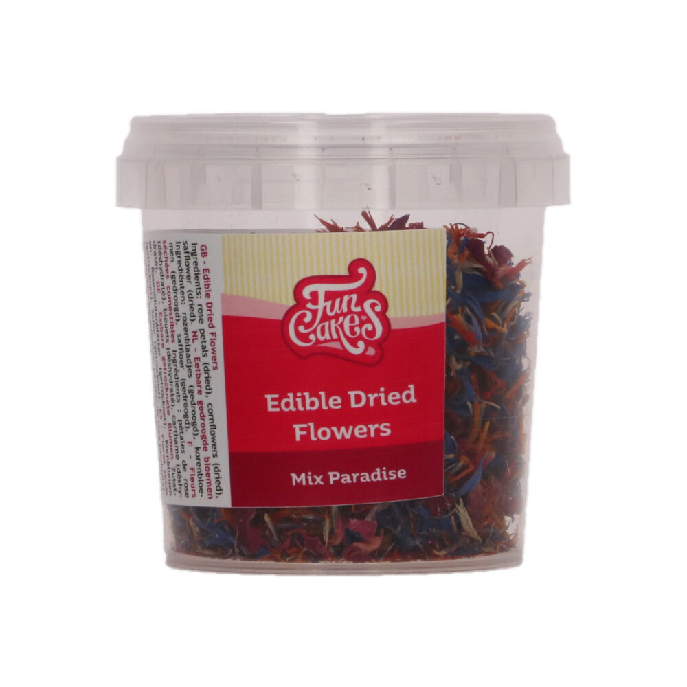 Mezcla de Flores Secas Comestibles Paradise - FunCakes