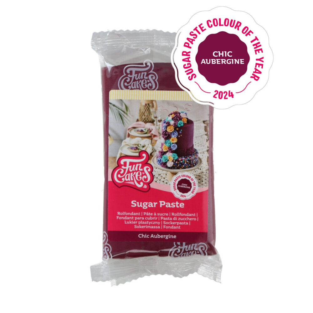 Sugar Paste Chic Aubergine - FunCakes