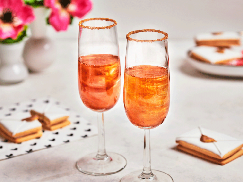 Glitter champagne - FunCakes