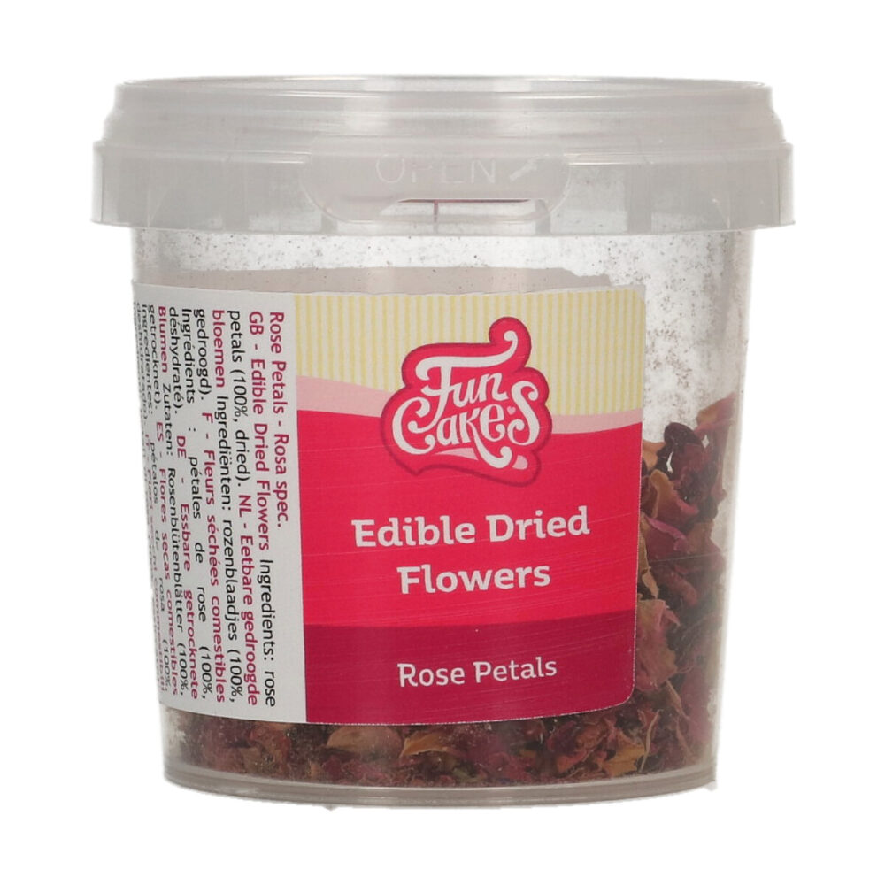 Edible Dried Flowers Rose Petals - FunCakes