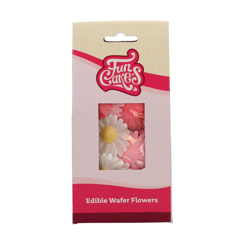 Edible Wafer Flowers Daisy - FunCakes