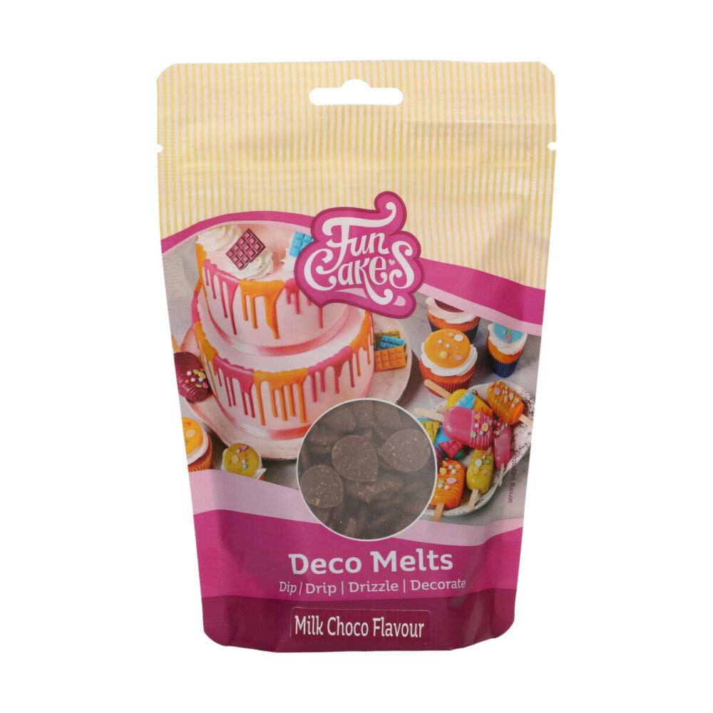 Deco Melts Milk Choco Flavour - FunCakes