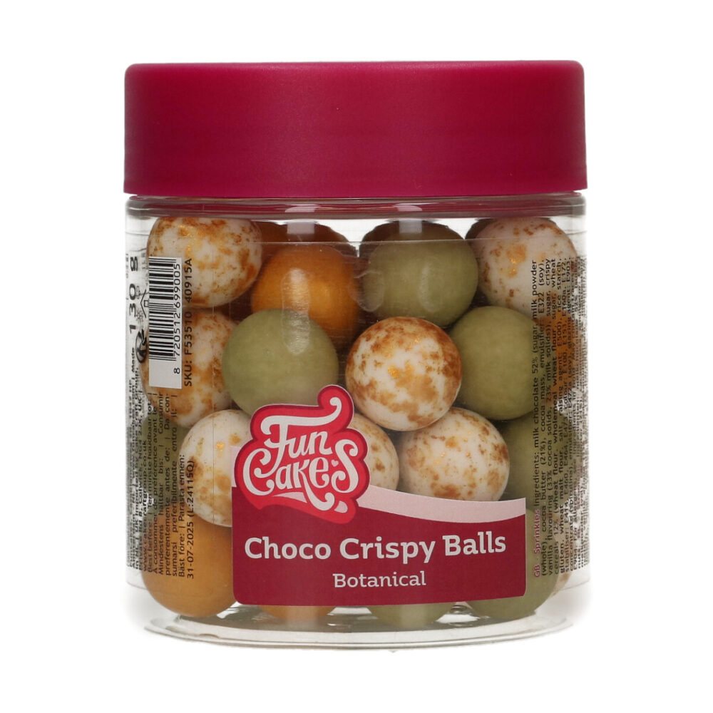 Choco Crispy Balls Botanical Beauty - FunCakes