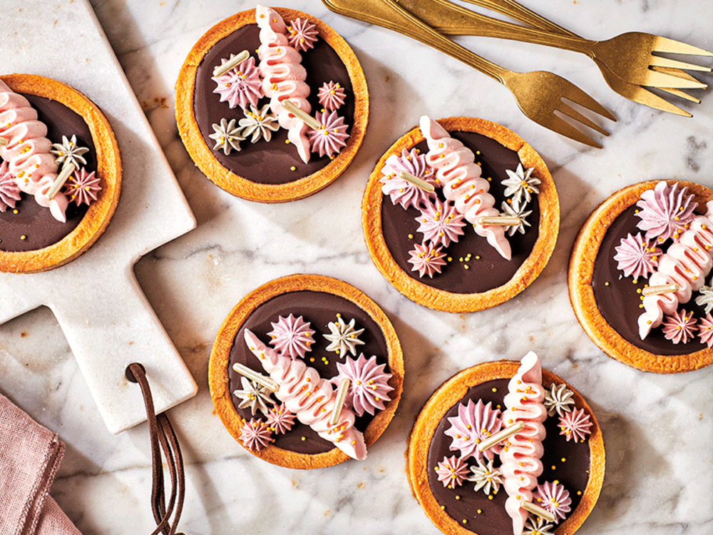 Tartelettes with choco ganache - FunCakes