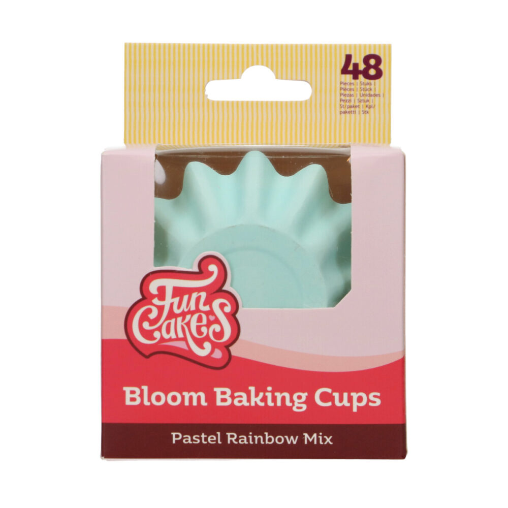 Bloom Baking Cups Pastel Rainbow Mix - FunCakes