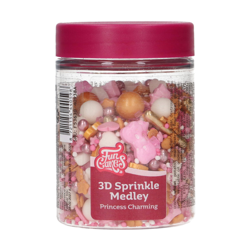 3D Sprinkle Medley Princess Charming - FunCakes