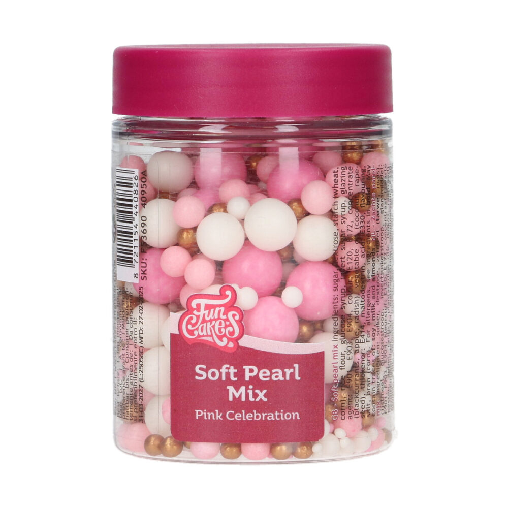 Soft Pearls Mix Pink Celebration - FunCakes
