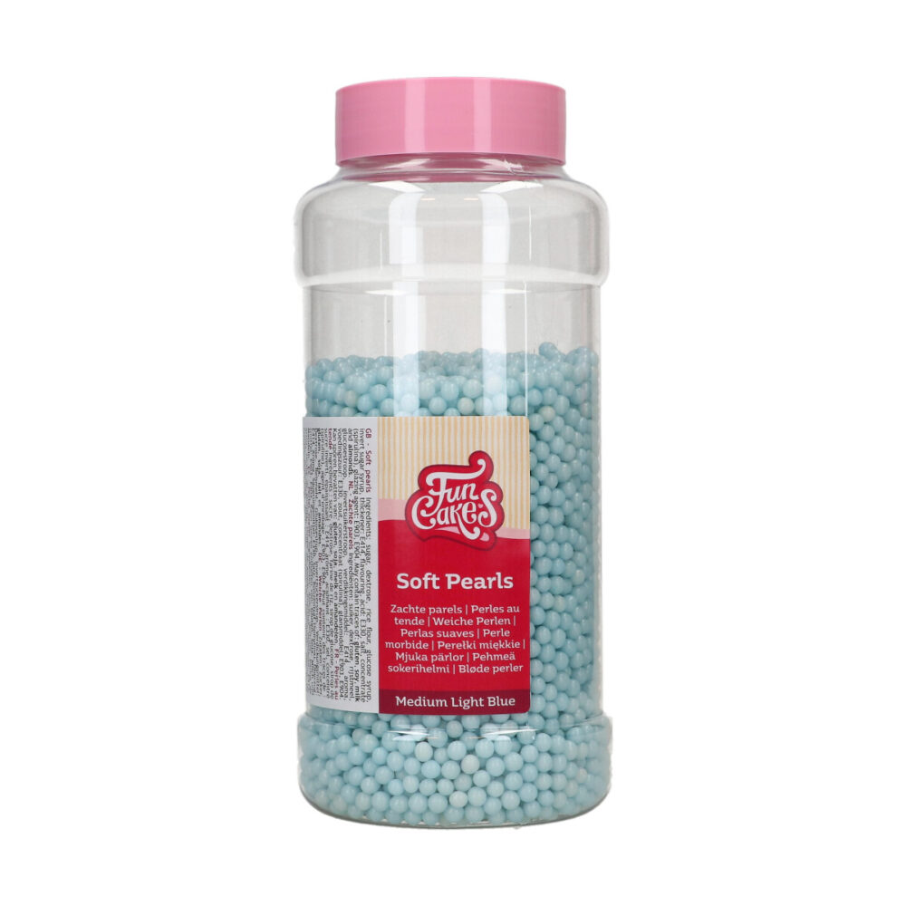 Soft Pearls Medium Light Blue - FunCakes